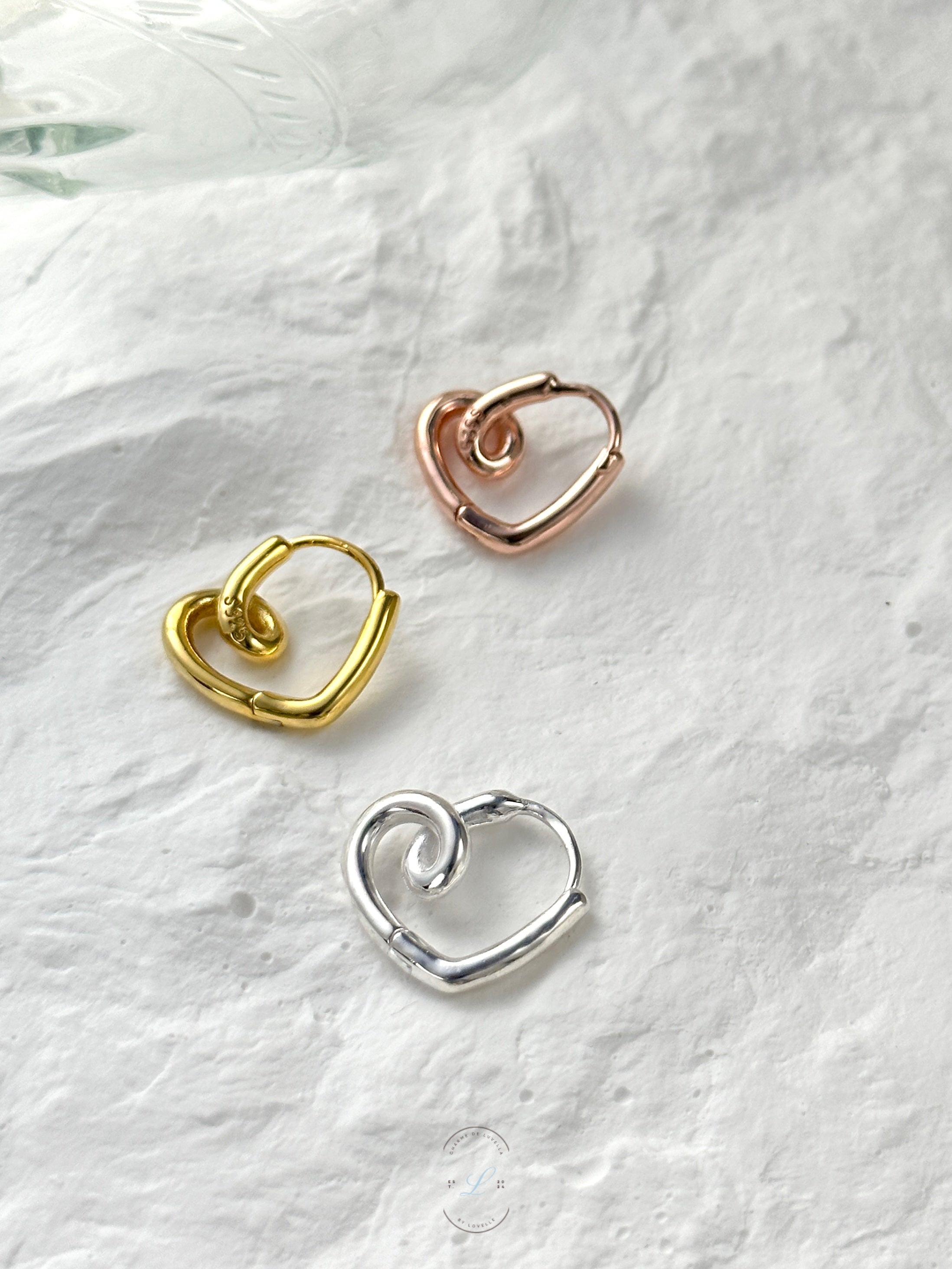 Swirl Love Loop Earrings – Luvella.co
